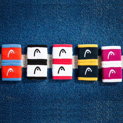Head Striped Wrist Sweatbands 2-Pack | Squash Only Australia