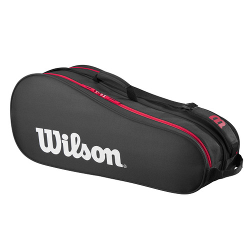 Wilson Advantage 6 Pack Squash or Tennis Bag Black | Squash Only Australia