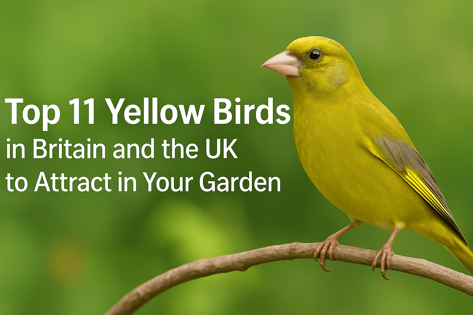 Top 11 Yellow Birds in Britain and the UK to Attract in Your Garden ...
