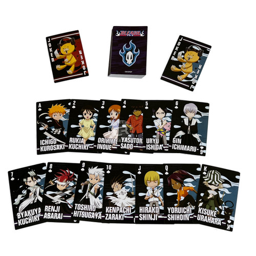 Bleach Anime SD Group Playing Cards - Circle Red