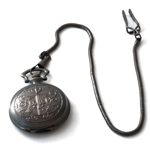 Black Butler: Sebastian Pocket Watch - Circle Red