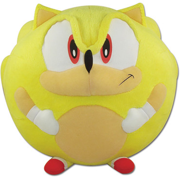 Sonic the Hedgehog: Super Sonic Ball Plush - Circle Red