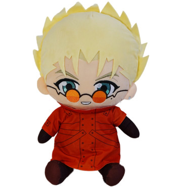 Trigun: Vash the Stampede Sitting Pose Plush 12" H - Circle Red