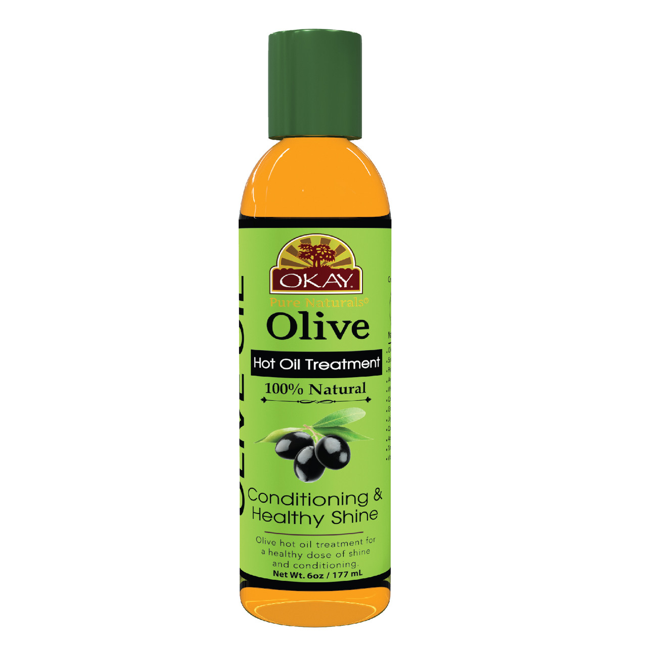 OKAY Revitalize Your Hair with OKAY Hot Oil Treatment Olive 6oz 117ml Deep Conditioning Nourishing Repairing Formula for All Hair Types Achieve Silky Healthy Locks Today OkayPureNaturals