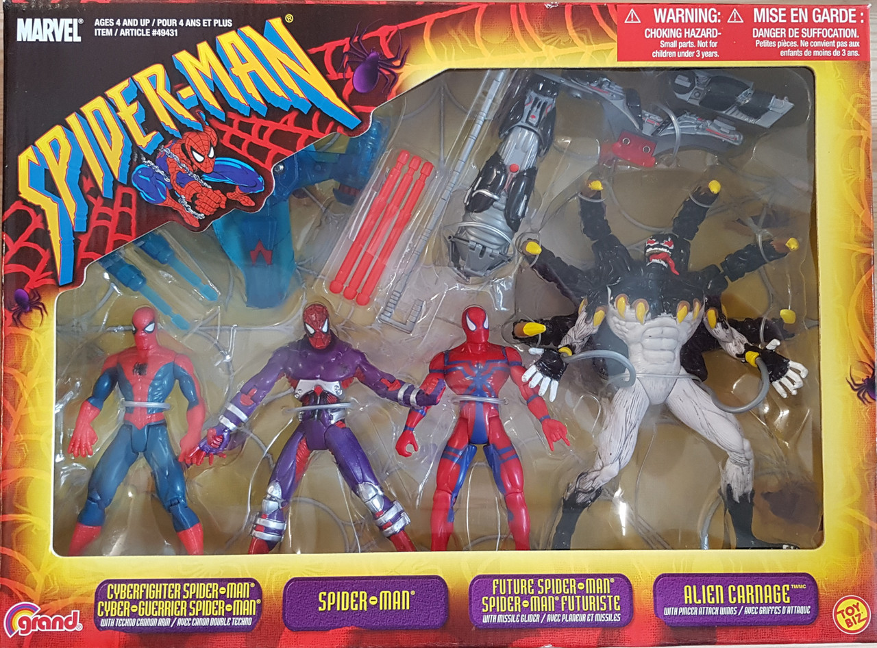 Spider-Man 4-Pack Action Figure Set - PB&J Comics & Collectibles