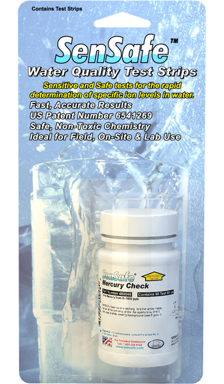 SenSafe® Mercury Check Test Strips | Industrial Test Systems