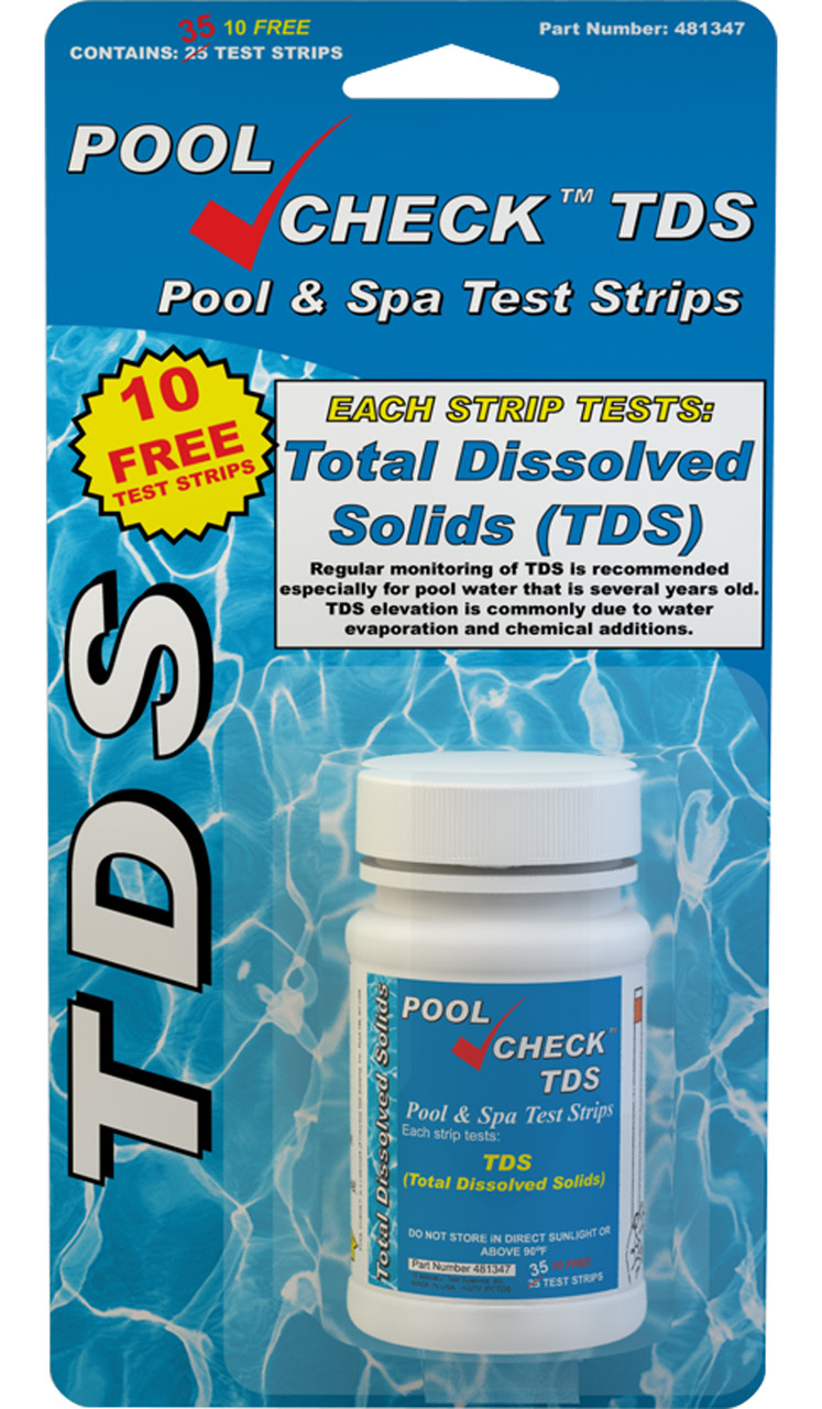 PoolCheck® TDS | Visual Test Strips | Industrial Test Systems