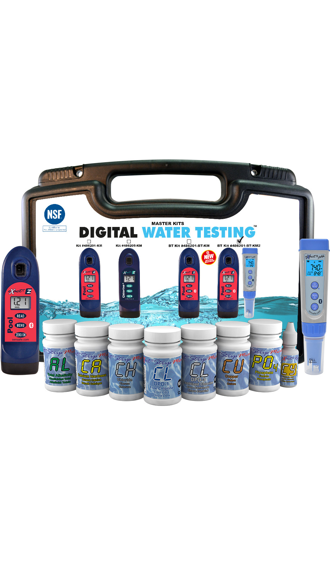 Pool eXact EZ with Bluetooth - Professional Test Kit - Sensafe