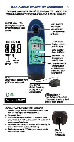 Eco-Check eXact® EZ - Marine Starter Test Kit - Sensafe