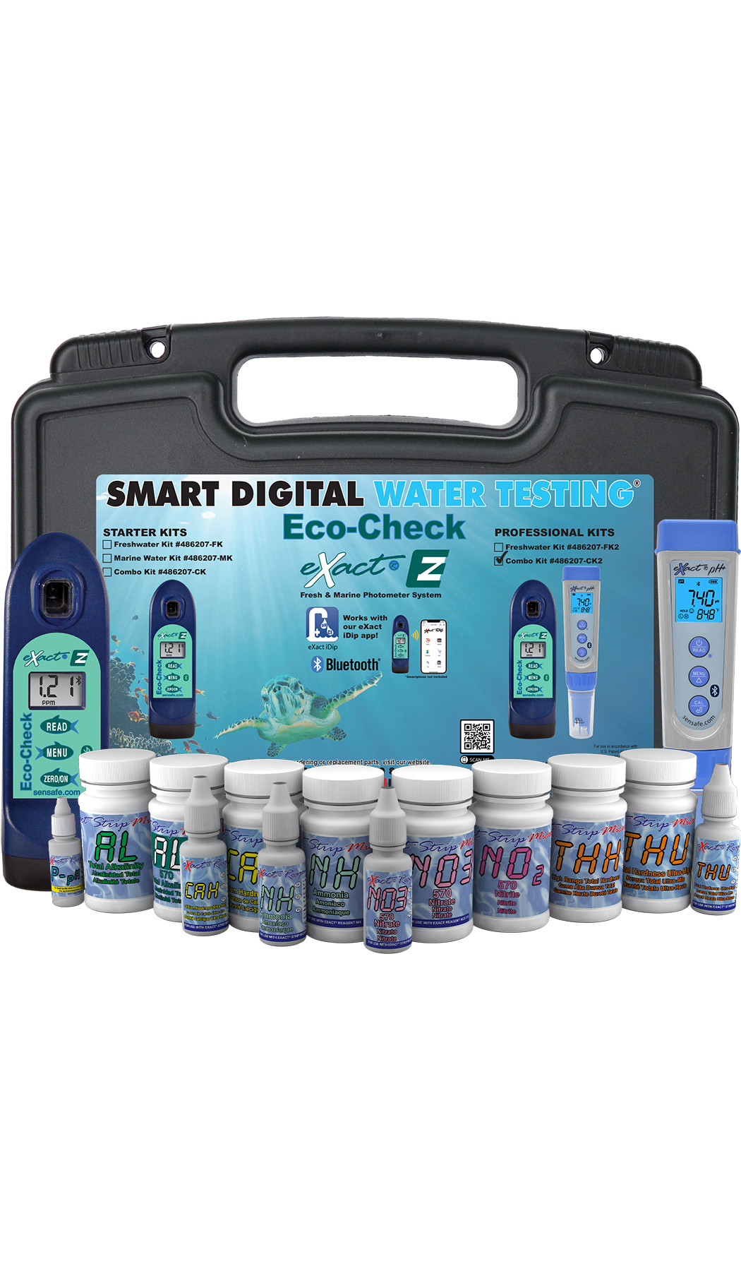 Eco-Check eXact® 570 - Professional Combo Test Kit - Sensafe