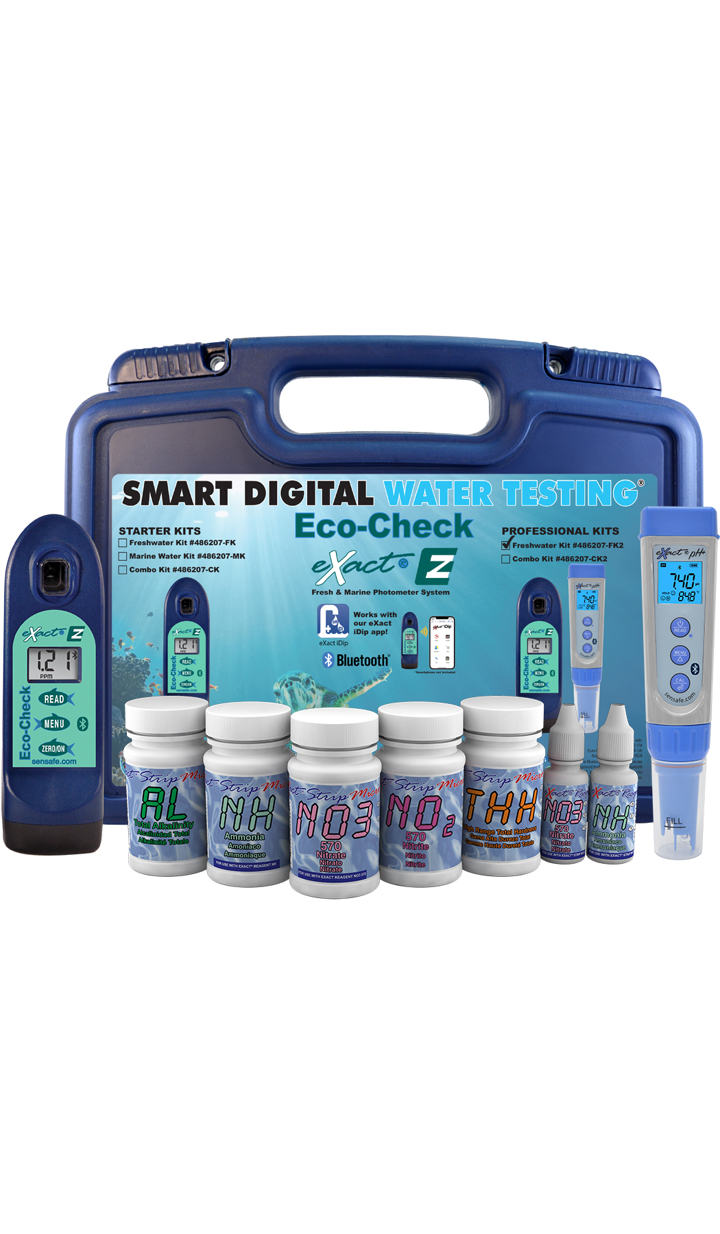 exacto pour test kit