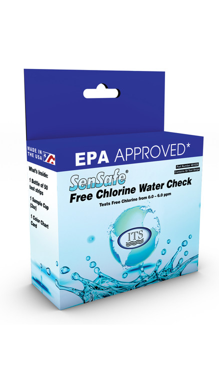 SenSafe® Free Chlorine Water Check Test Strips | Industrial Test Systems
