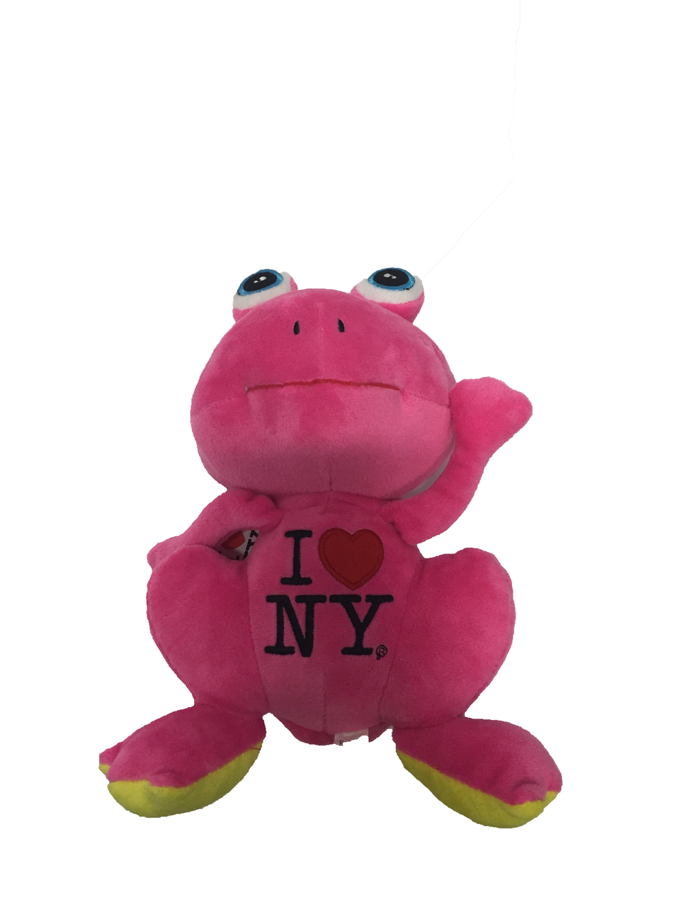 I Love NY Plush Pink Frog