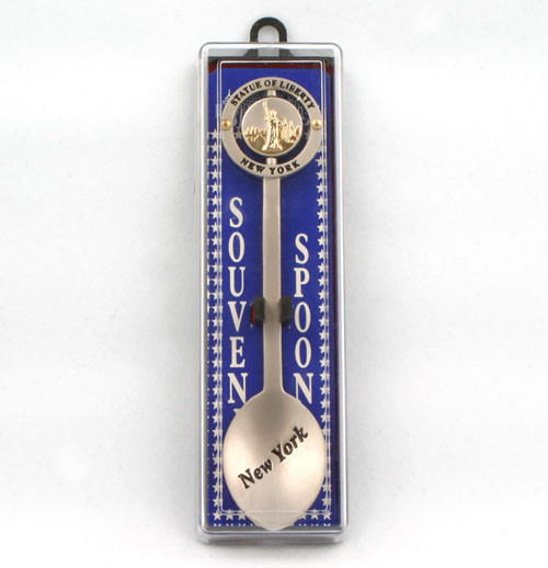 Statue of Liberty Swivel Souvenir Spoon