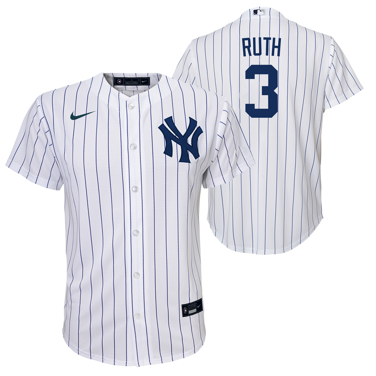 Babe Ruth Youth Jersey - Official Ruth Kids Jersey by Nike