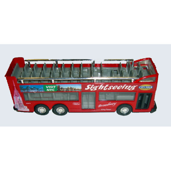 NYC Sightseeing Double Decker Toy Tour Bus