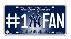 New York Yankees Silver Laser Tag