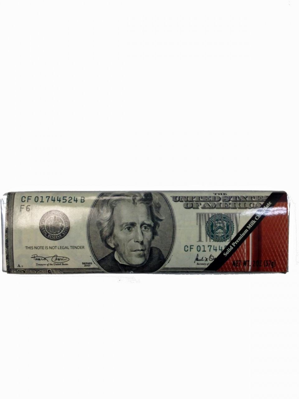 Twenty Dollar Bill Milk Chocolate Bar