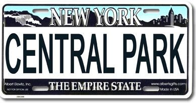 New York City License Plates, I Love NY Bike Plate, I Love NY License Plate