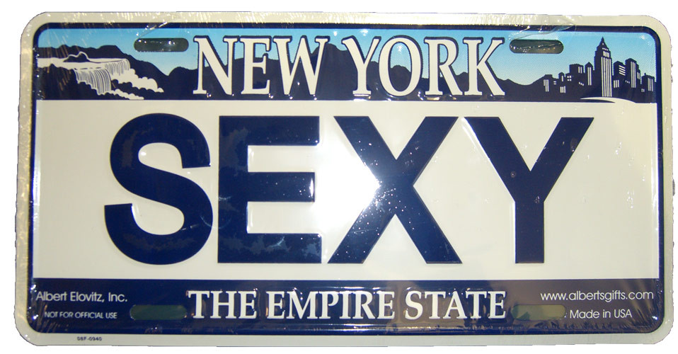 Sexy NY License Plate