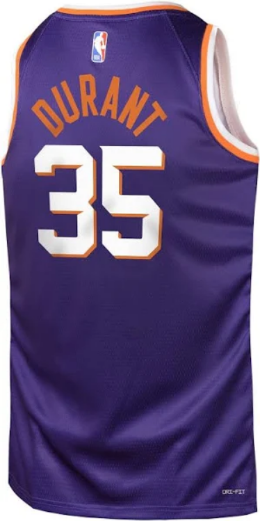 Kevin Durant Youth Jersey - Phoenix Suns Swingman Kids Icon Edition Jersey
