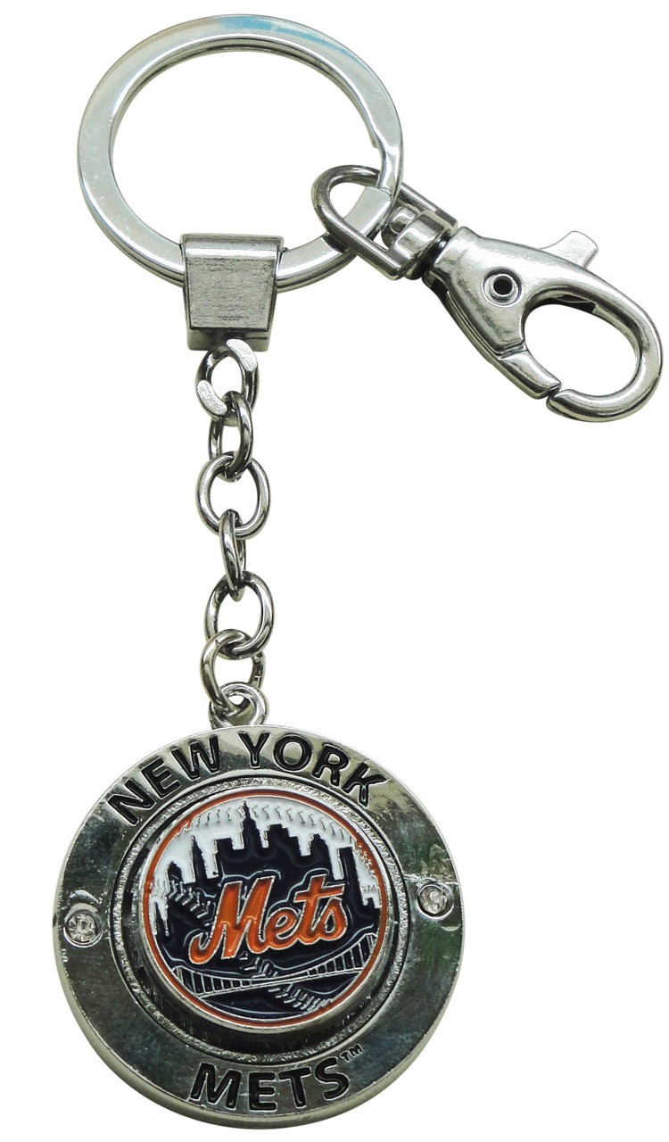 NY Mets Spinning Keychain - Team Logo