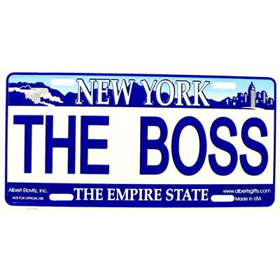 Statue Of Liberty Face License Plate
