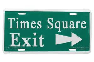 Times Square Exit Sign