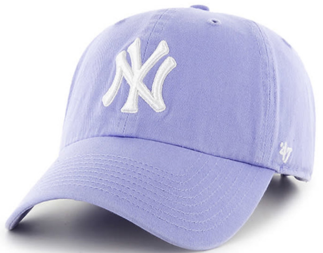 NY Yankees Clean Up Adjustable Cap - White Dad Hat