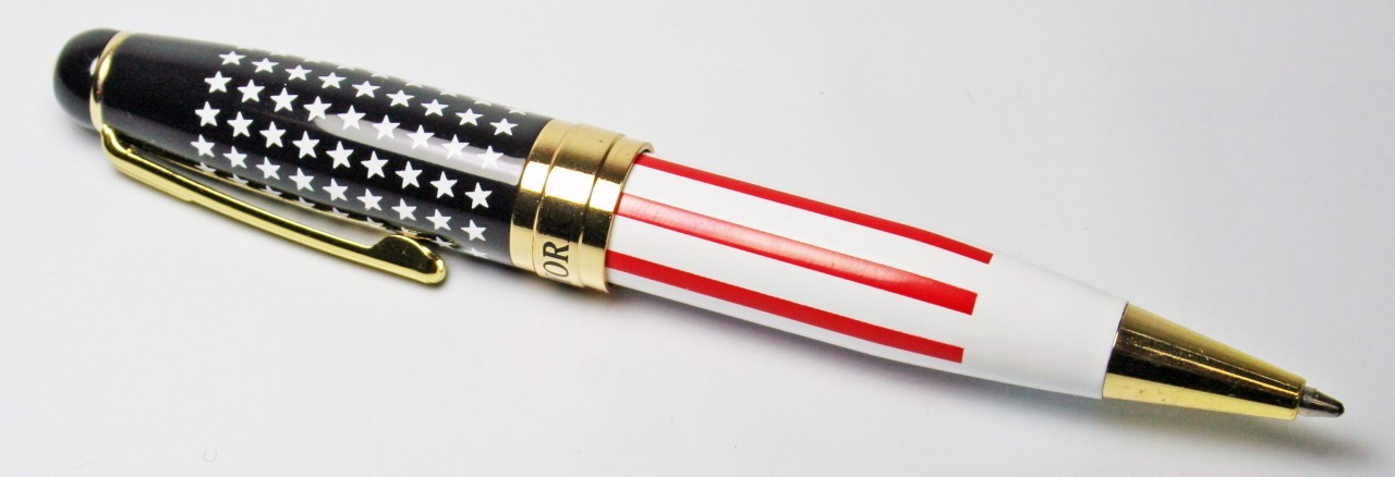 NYPD Shields Printed Blue Pens