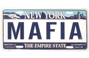 Manhattan NY License Plate
