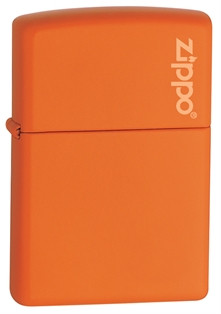 Classic with Zippo Orange Matte Zippo