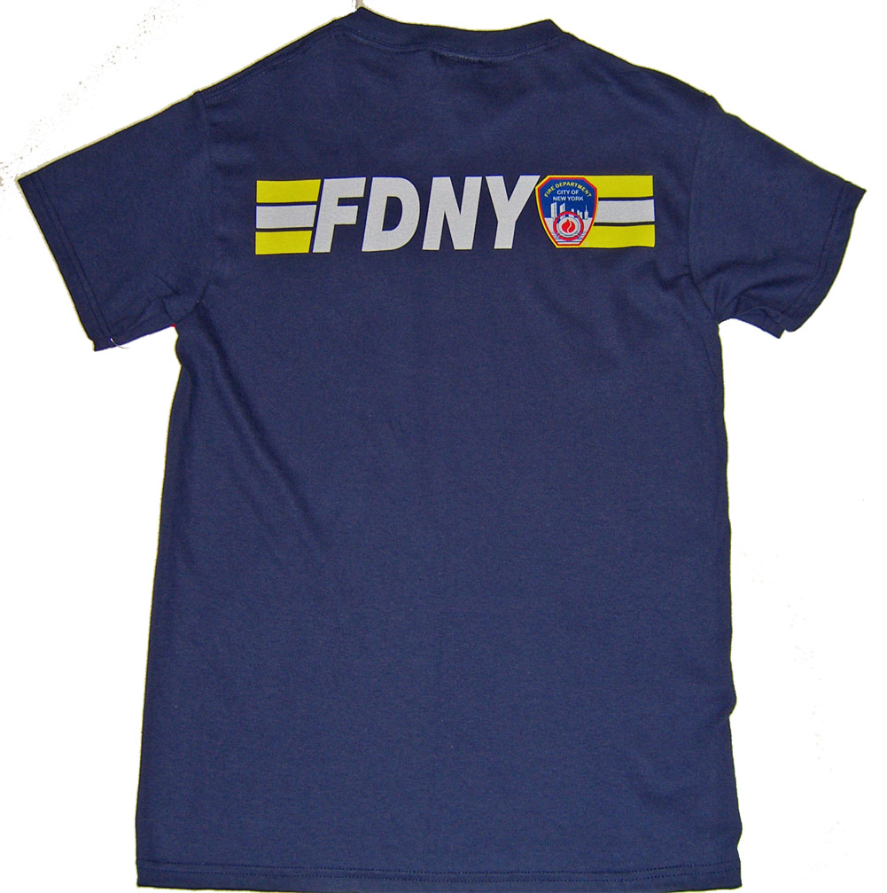 FDNY Stripe Navy Tee