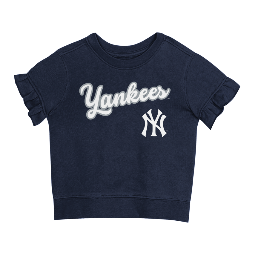 Yankees Toddler French Terry Cotton 2-pc Set - Navy