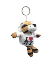 I Love NY Tiger Plush Key Chain