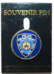 NYPD Blue Lapel Pin with Card