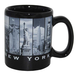 Black & White 9 Windows 4oz Mini Mug