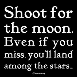 Shoot For The Moon Quotable Card