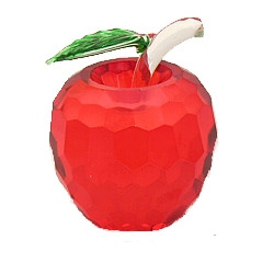 NYC Red Crystal Apple - 2 Inch