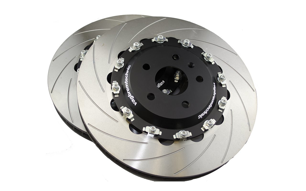 Front 2-Piece 362x32mm Disc & Caliper Carrier Kit - Allows Fitment of 8 ...