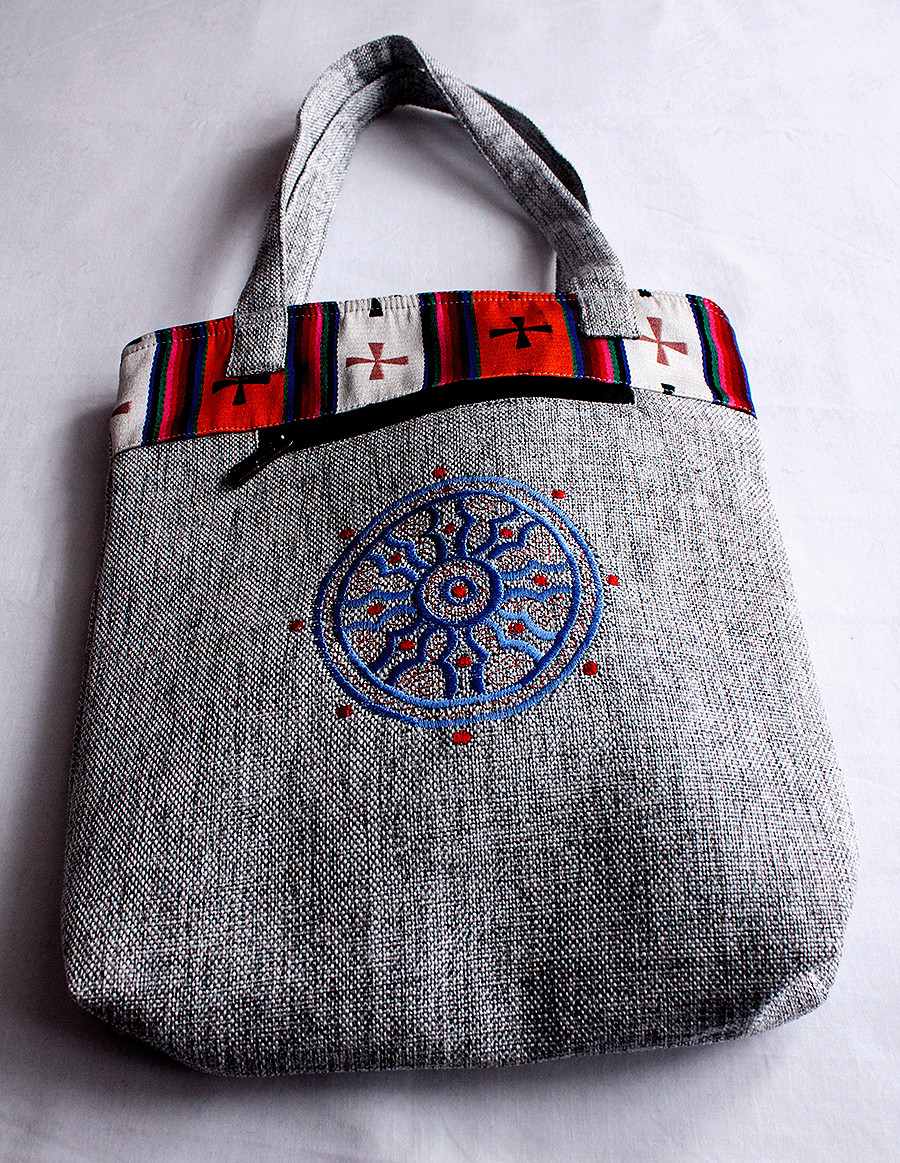 8 Auspicious Signs bag - Tibetan Dawn