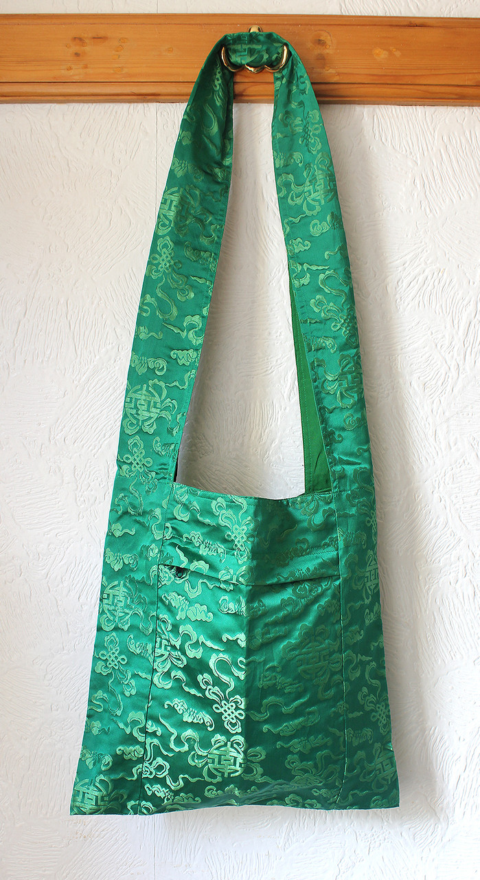 Tibetan Design Silky Rayon Lama Bag - Tibetan Dawn