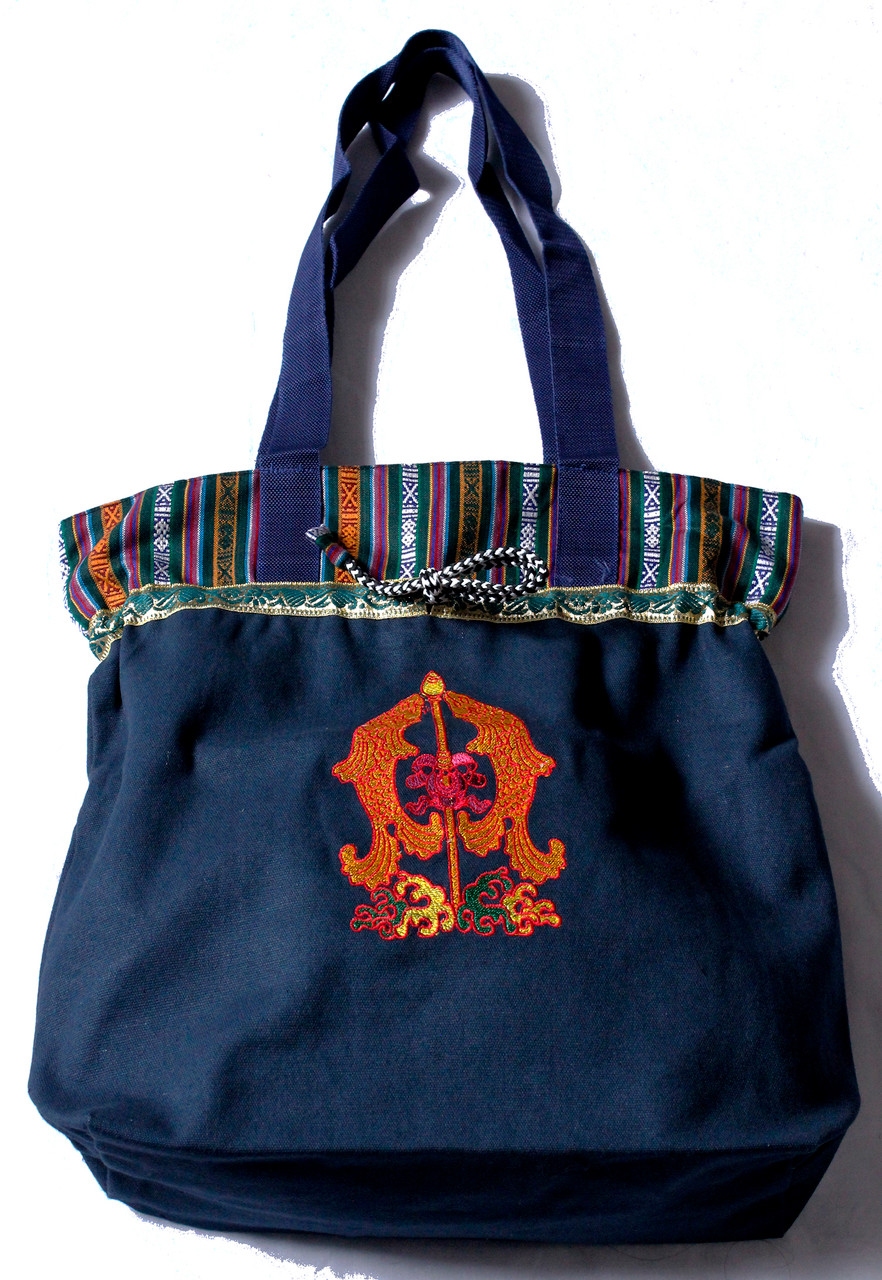 Tibetan 8 Auspicious Signs bag - Tibetan Dawn