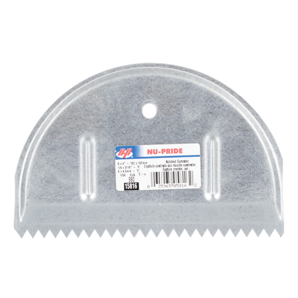 MARSHALLTOWN 150mm Galvanised 6mm V-Notched Spreader - Far North ITM