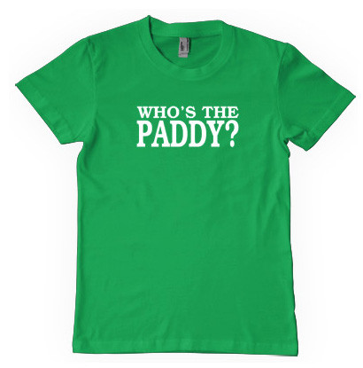 Who s the paddy t shirt