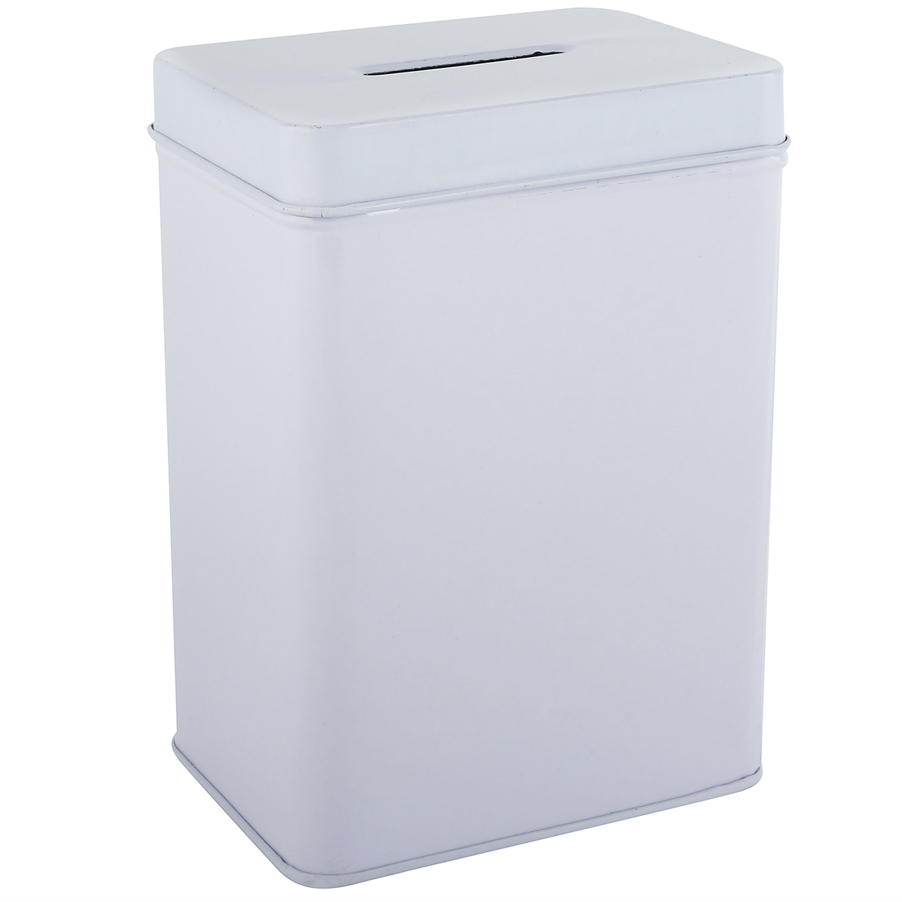 Cylinder Round Tin Donation collection Can (72 Pieces Per Case)Blank ...