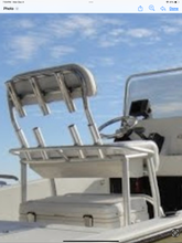 Coastal Bay removalable backrest frame with 3 Rod Holders and cushion ...