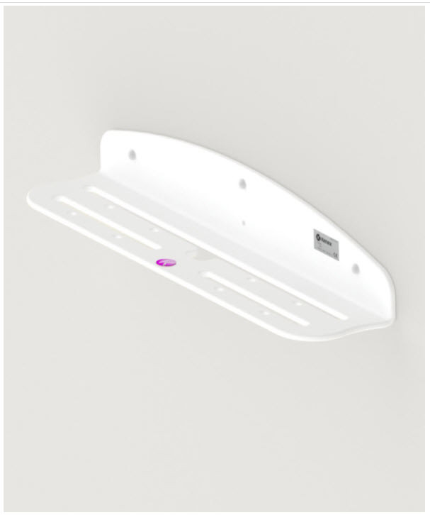 Wall rack for upper removable top shields.