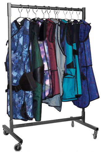 Mobile Apron Rack