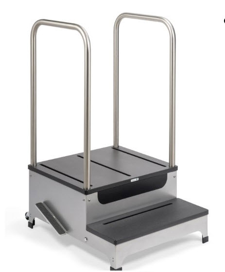 Lateral View 2-Step Platform with Swivel 360 System